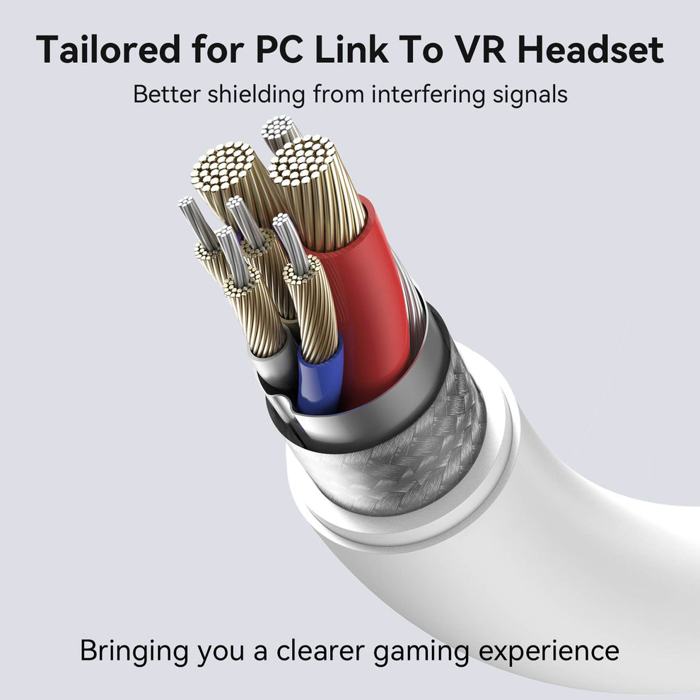 Quest 2 Link Cable | Link Cables for Quest 3 - AMVR