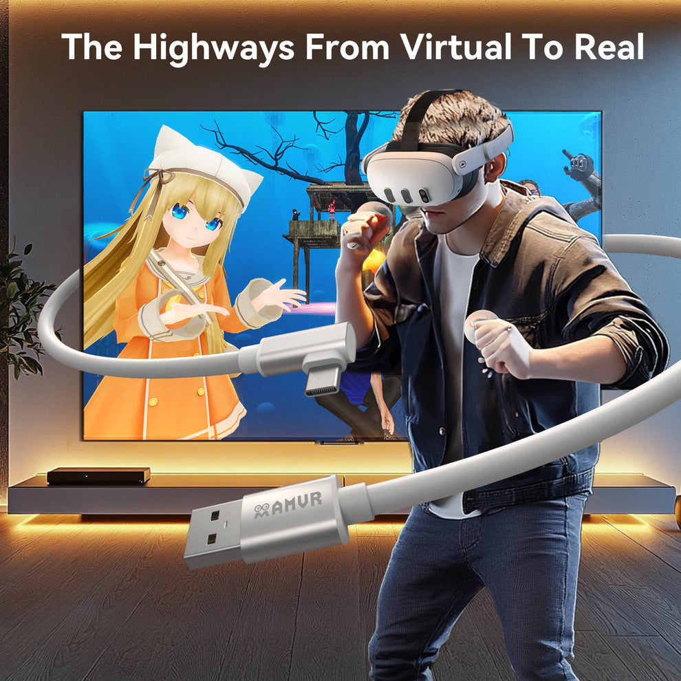 Quest 2 Link Cable | Link Cables for Quest 3 - AMVR
