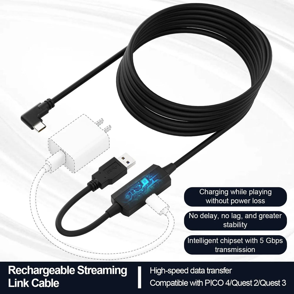 Link Cable for Quest 3 | Meta Quest Charging Cable - AMVR
