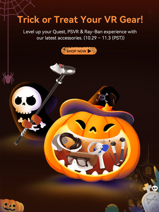Halloween VR Accessories Sale-10% OFF Spooky VR Gear for Quest 3/3S ...