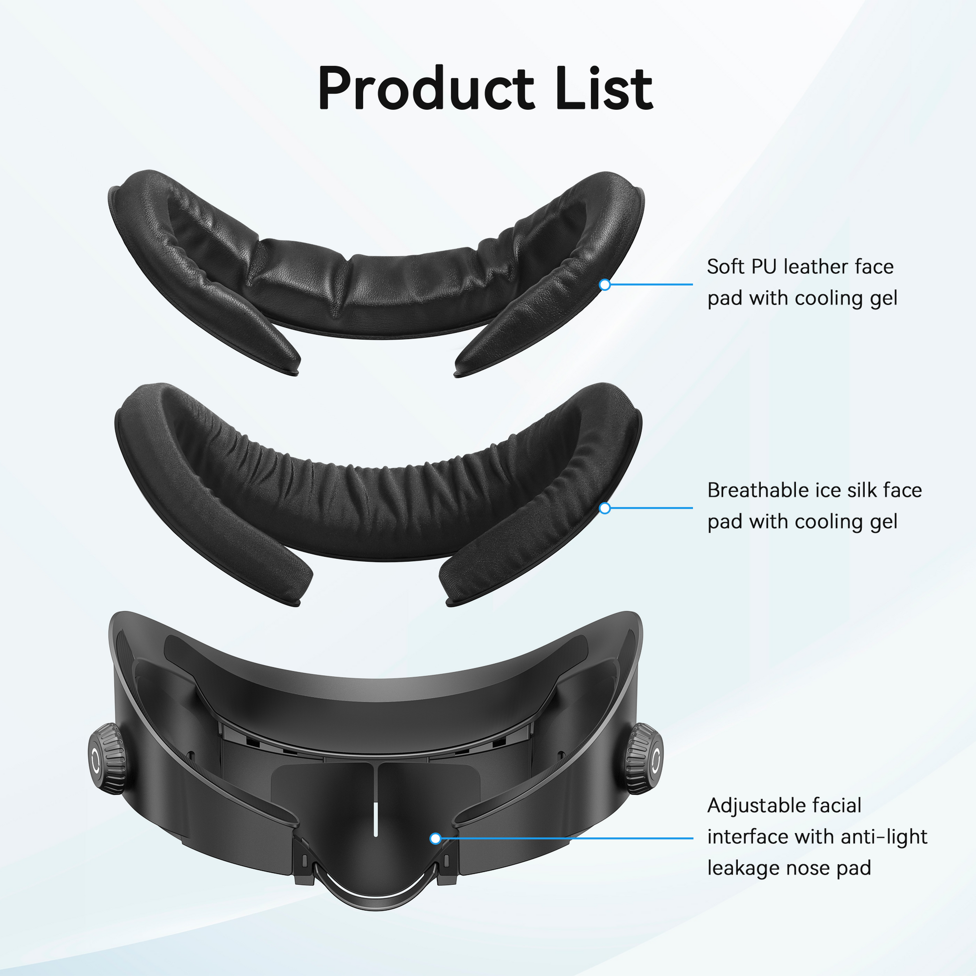 Quest 3 Facial Interface | Upgraded Face Pad - AMVR